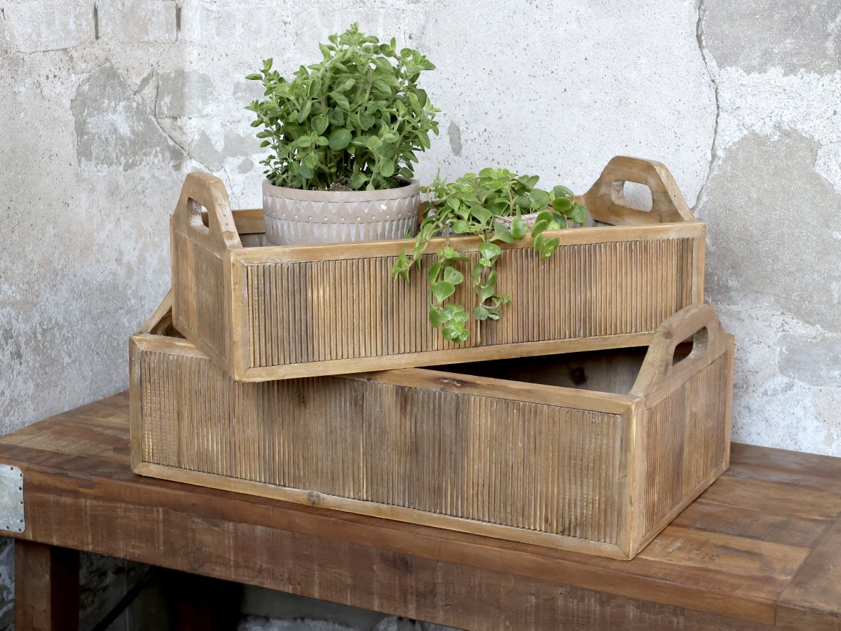 Chic Antique, Kasse med håndtag, træ - Opbevaring & Kasser - Lykkesholm ...